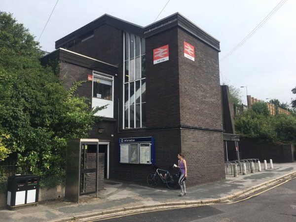 Map of Ash Vale station