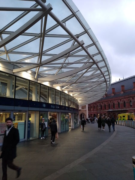 Map of King's Cross station, London