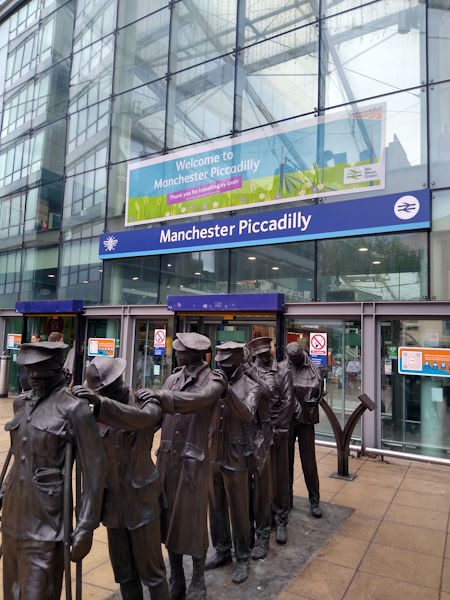 Map of Manchester Piccadilly station