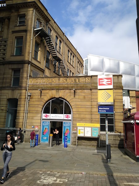 Map of Manchester Victoria station